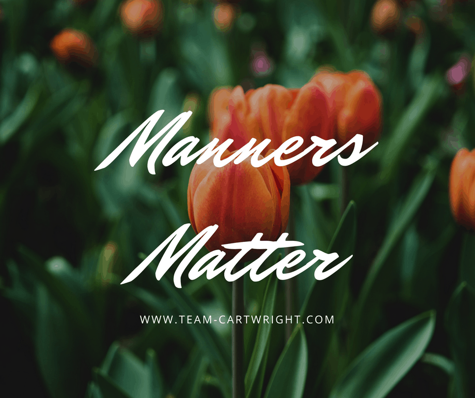 BFBN: Manners Matter - Team Cartwright