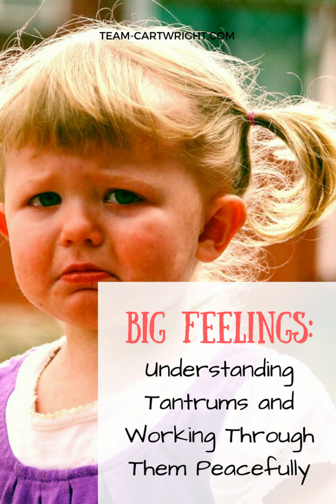 Big feelings: Talking through tantrums with your child - Team Cartwright