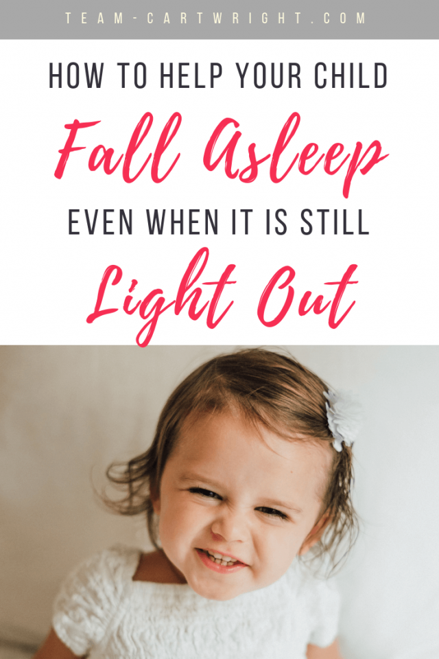 Six Tips for Putting Kids to Bed When It's Still Light Out