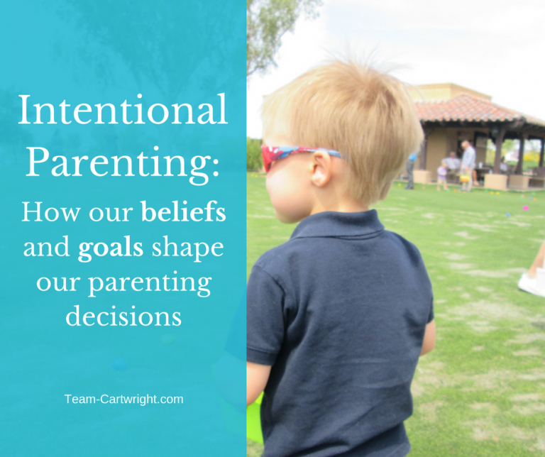 Intentional Parenting: How our beliefs and goals shape our parenting ...