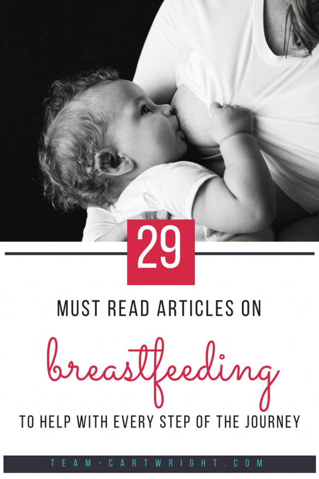 29 Must Read Breastfeeding Posts - Team Cartwright