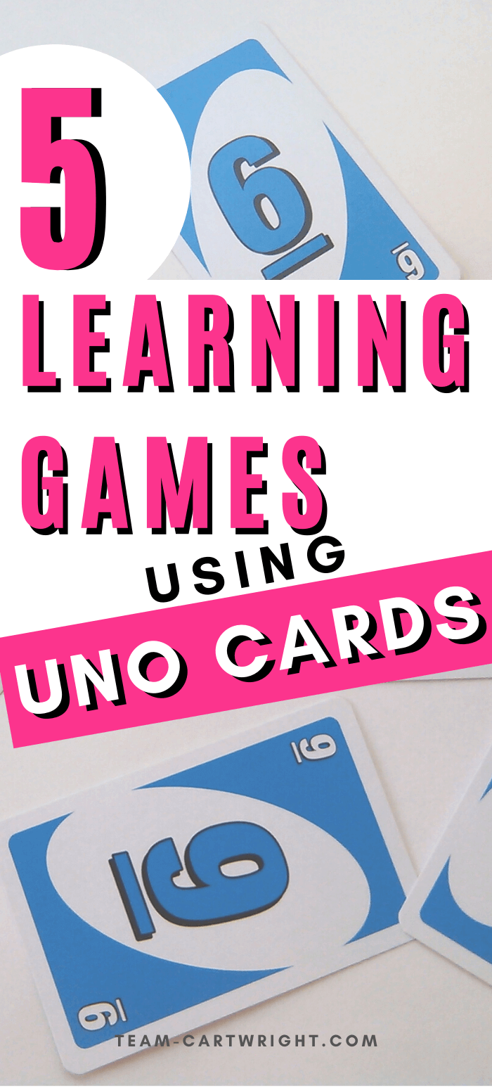 5 Learning Activities Using Uno Cards - Team Cartwright