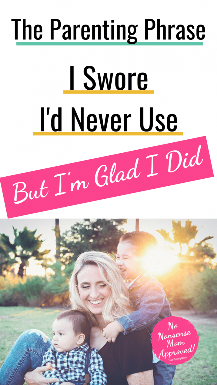 Why Every Child Needs To Hear 'Because I said so.' - Team Cartwright