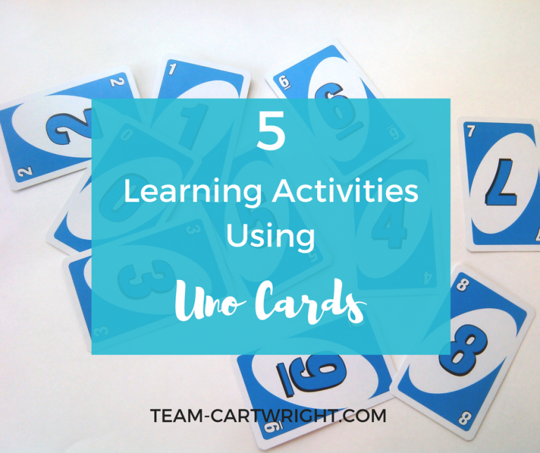 5 Learning Activities Using Uno Cards - Team Cartwright