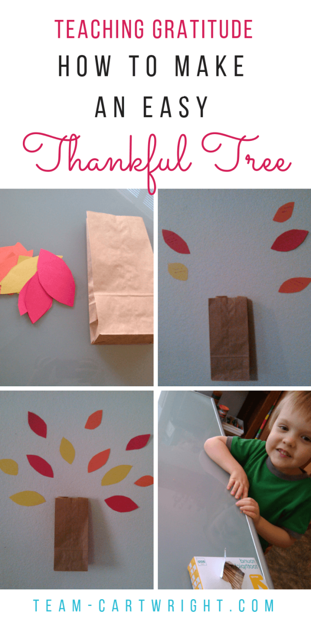 Teaching Gratitude with an Easy Thankful Tree - Team Cartwright