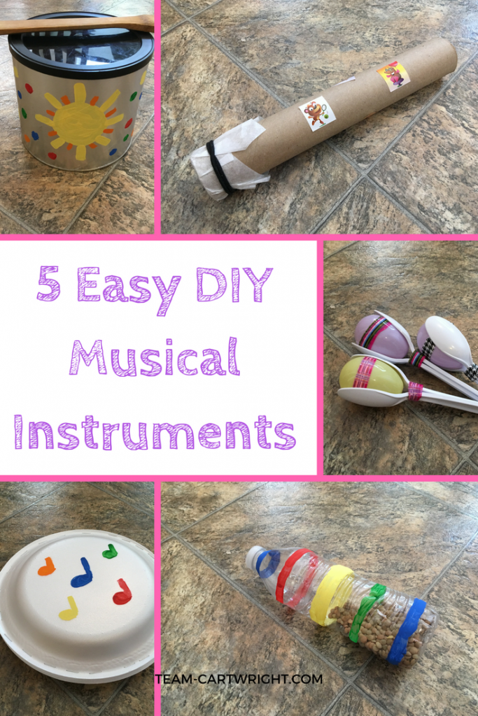 5 Easy Musical Instruments to Make with Your Children - Team Cartwright