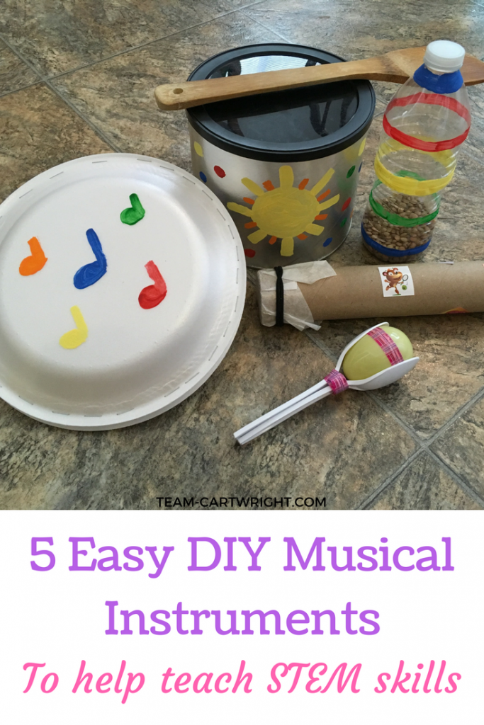 5 Easy Musical Instruments to Make with Your Children - Team Cartwright