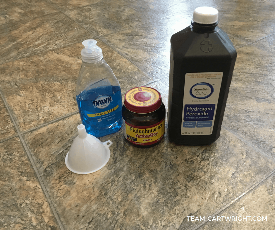 Elephant Toothpaste: An Easy At Home Explosion - Team Cartwright