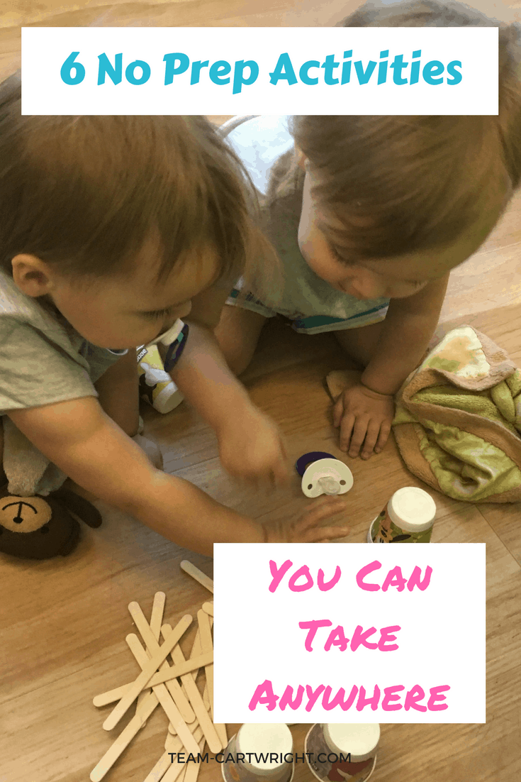 6 No Prep Learning Activities for Busy On the Go Families