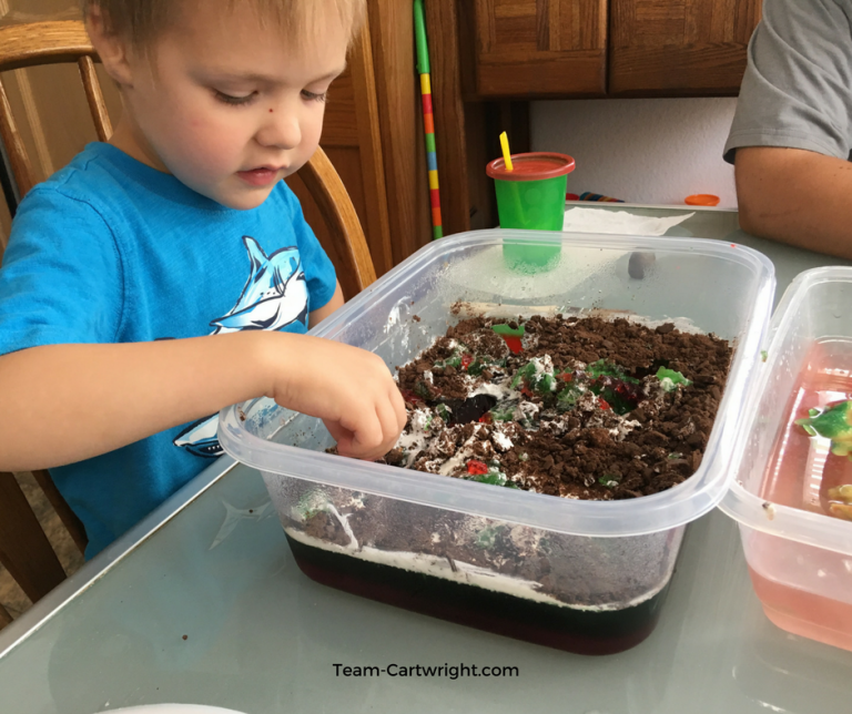 How To Make a Tasty Dino Dig for Toddlers and Preschoolers (STEM Fun!)