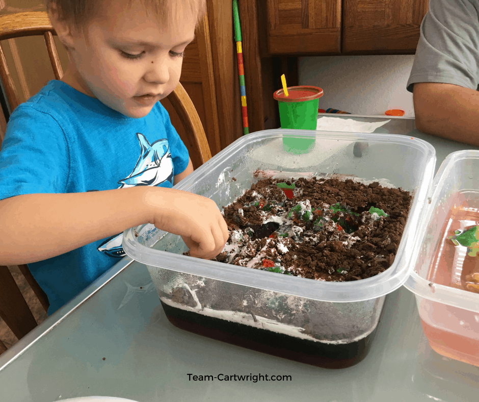 How To Make a Tasty Dino Dig for Toddlers and Preschoolers (STEM Fun!)