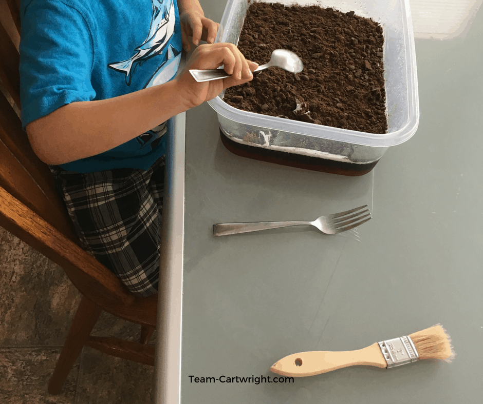 How To Make a Tasty Dino Dig for Toddlers and Preschoolers (STEM Fun!)