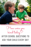 After School Questions to Ask Your Preschooler Every Day - Team Cartwright