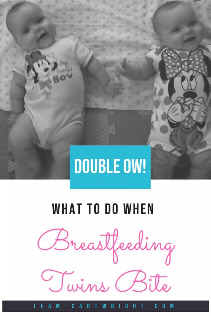 Double Ow! What To Do When Your Breastfeeding Twins Bite - Team Cartwright