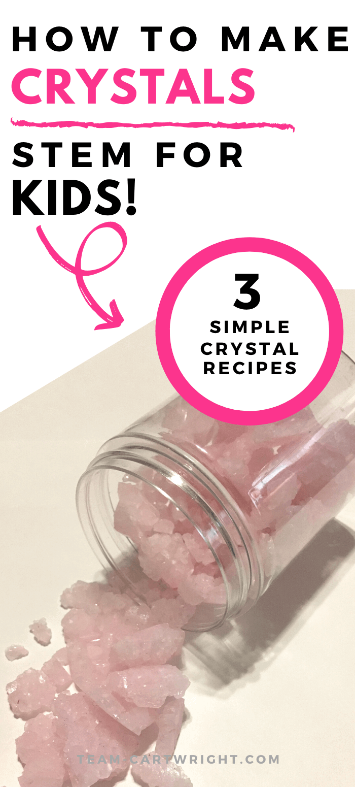 Growing Crystals for Kids: Create Your Own Jewels! - Team Cartwright