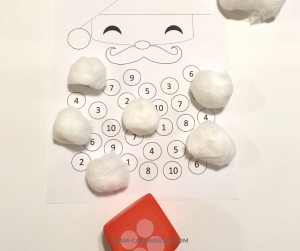 Christmas Counting Worksheet: Santa Math Fun! - Team Cartwright