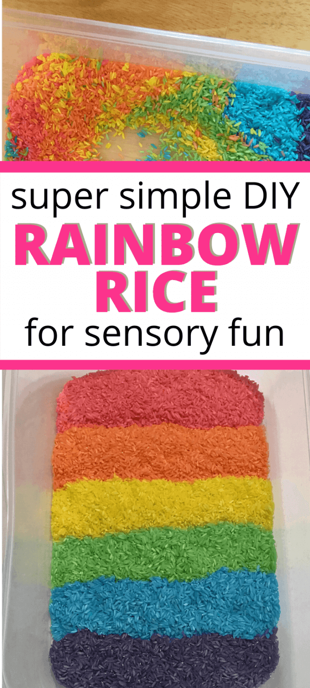 Colored Rice and Other Rainbow Sensory Bin Ideas - Team Cartwright