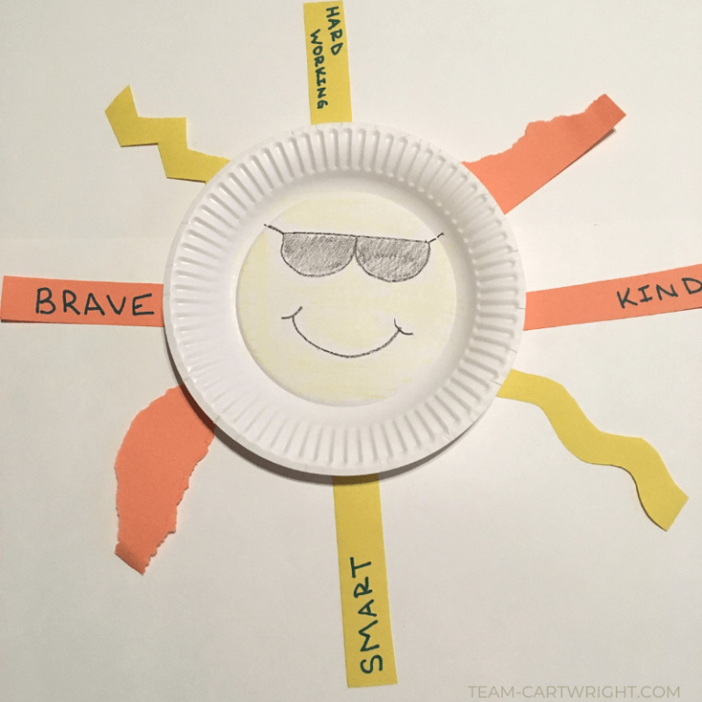 Easy Preschool Sunshine Craft: Building Kindness and Fine Motor Skills