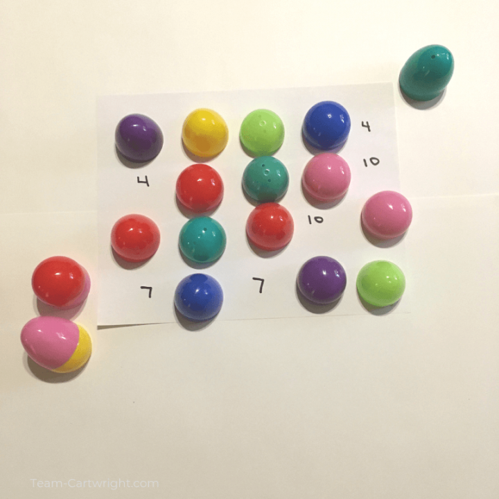 Easter Number Sense Games for Preschoolers and Toddlers