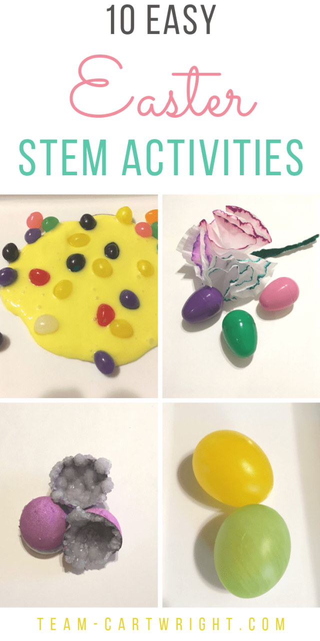 10 Days of Easy Easter STEM for Preschoolers and Toddlers