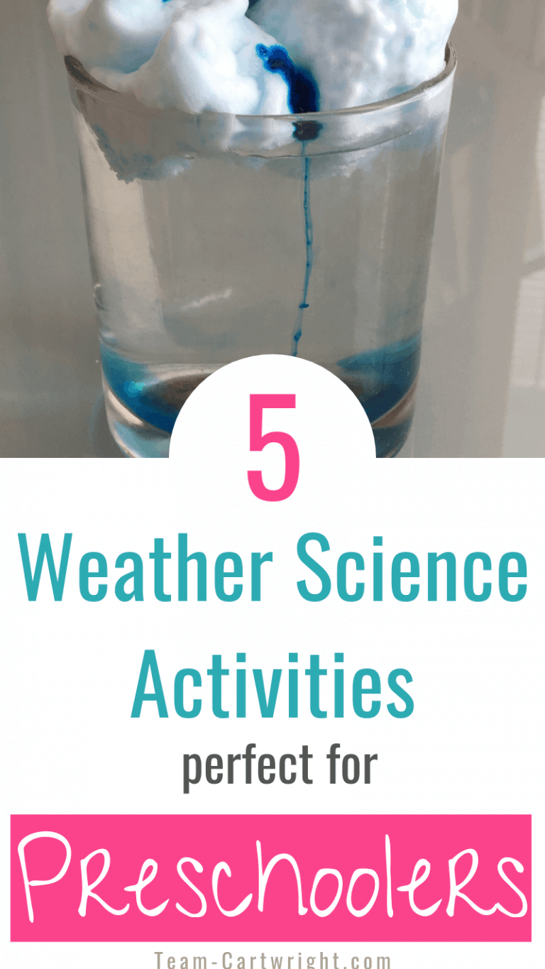 Easy Weather Science Experiments for Preschoolers and Toddlers