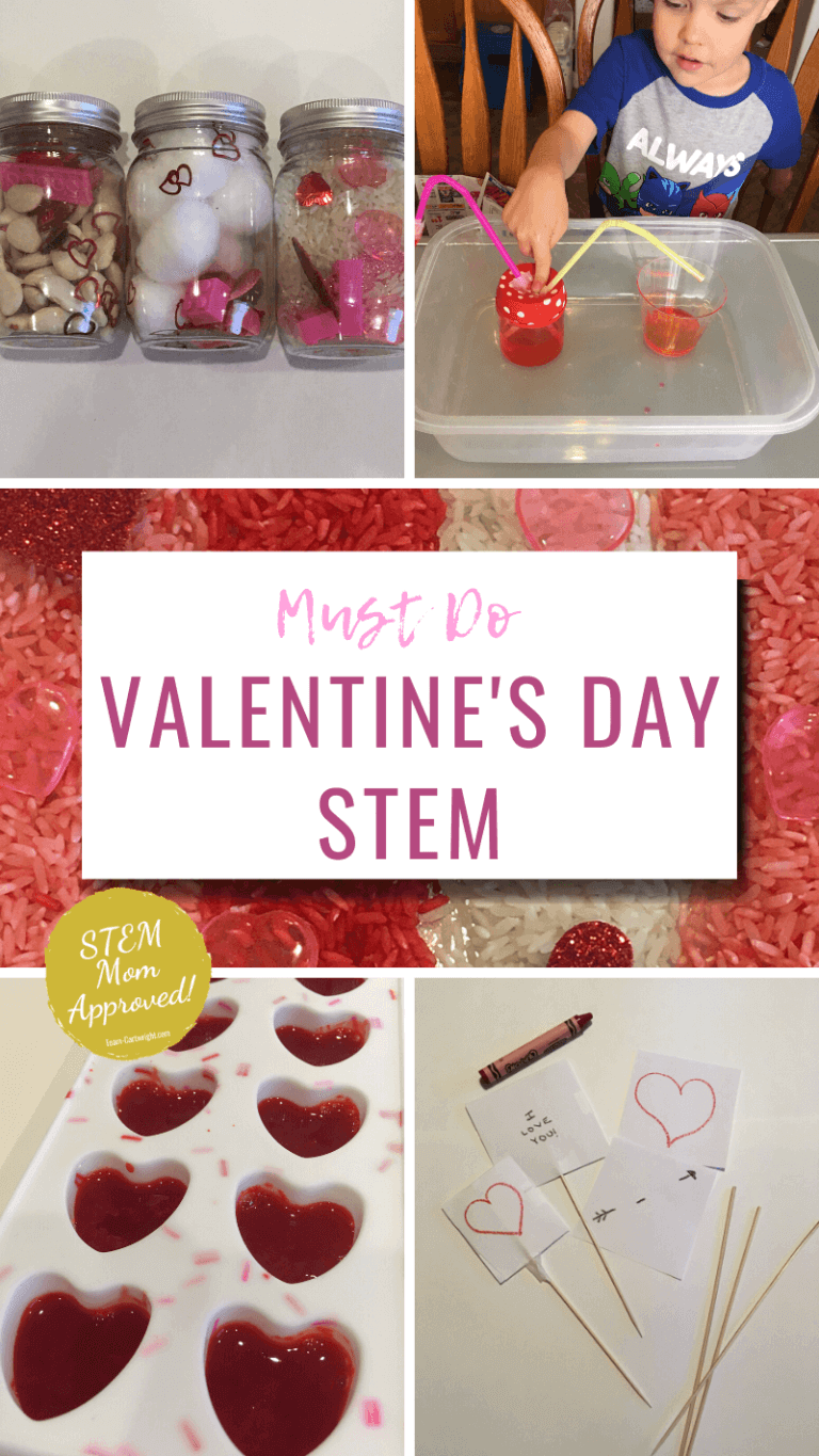 Valentine Tinker Tray STEM Activity for Kids - Team Cartwright
