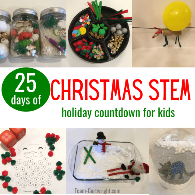 25 Days of Christmas STEM : Holiday STEAM Countdown