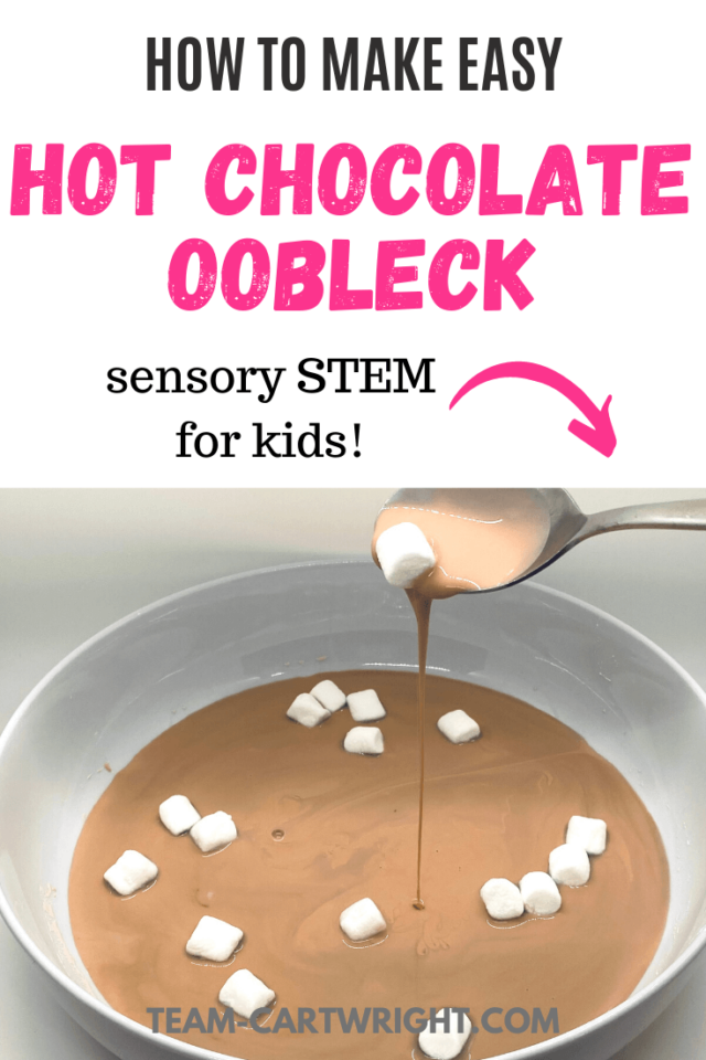 Hot Chocolate Sensory Bin: Ooblecks and More - Team Cartwright
