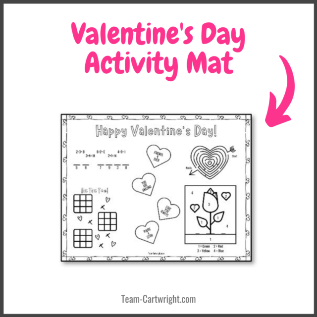 Valentine's Day Free Printable Learning Activities - Team Cartwright