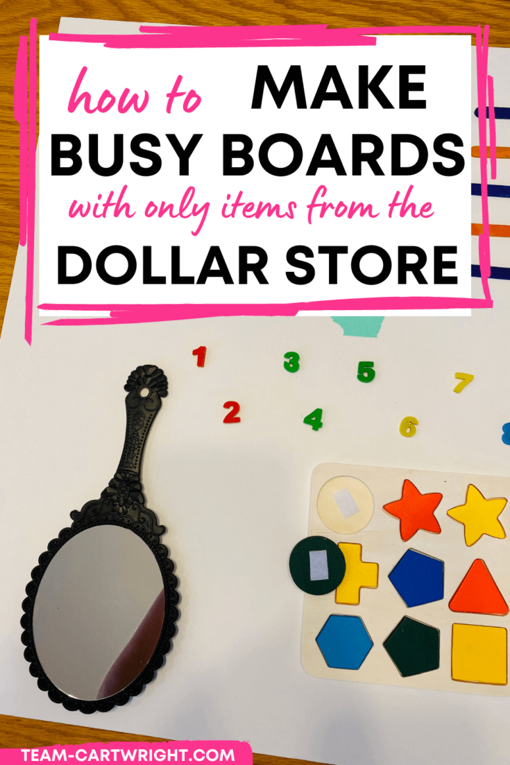 DIY Cardboard Busy Boards for Toddlers - Team Cartwright