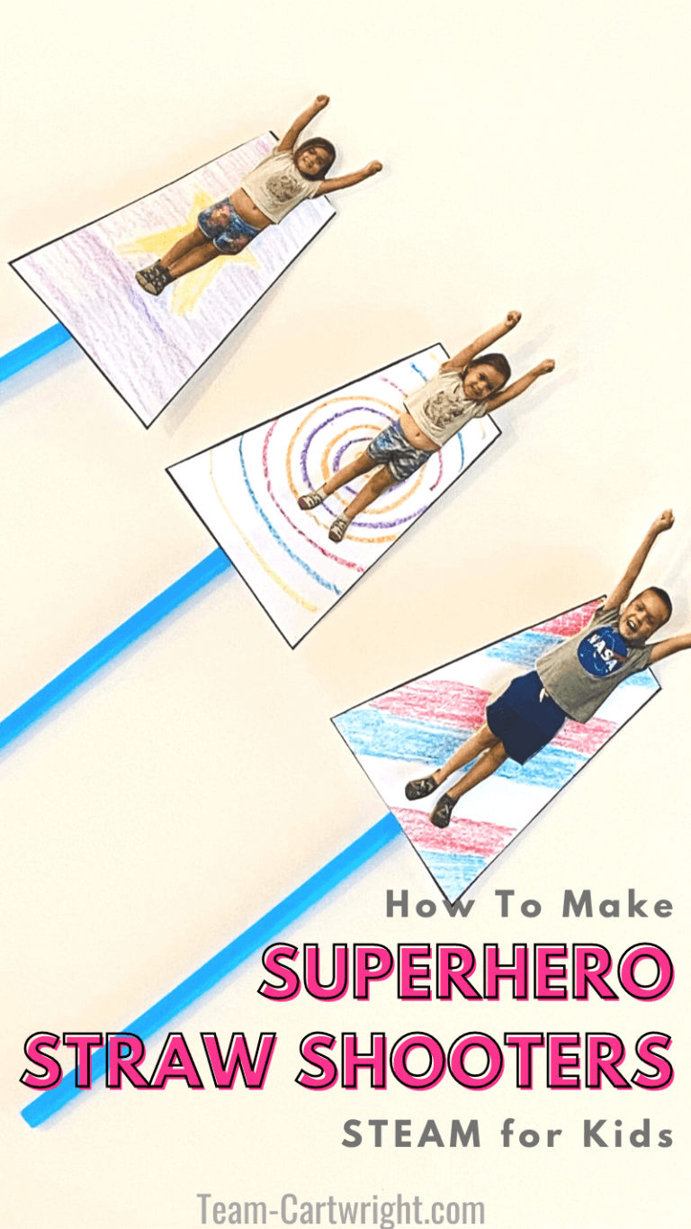 How To Make Superhero Straw Shooters - Team Cartwright