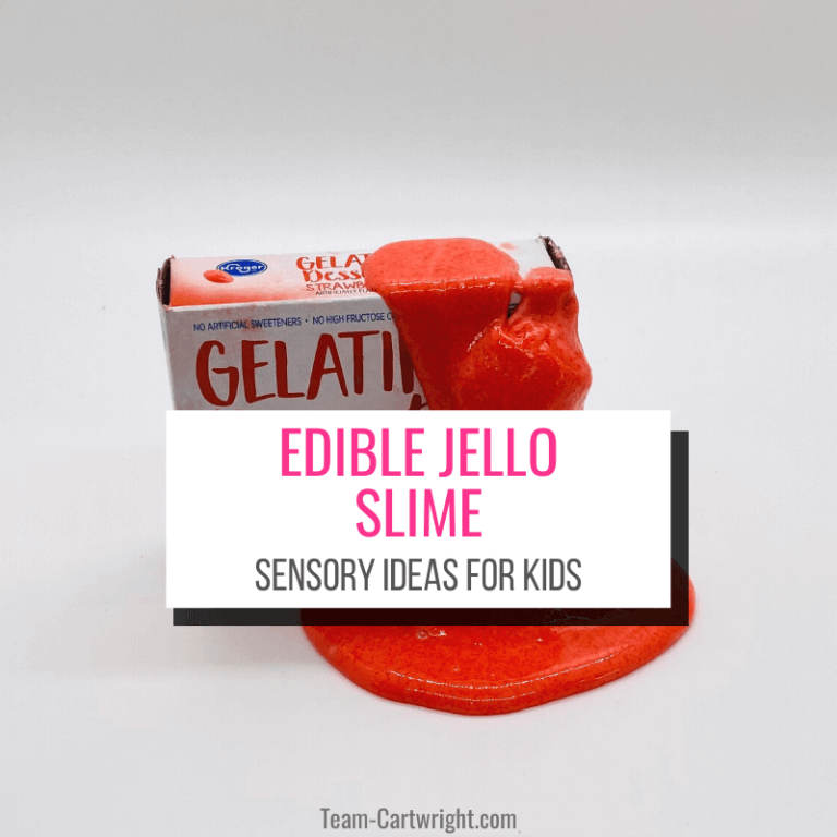 Edible Jello Slime (Fast and Easy Sensory Activity) - Team Cartwright
