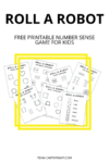 Roll a Robot Printable Counting Game - Team Cartwright