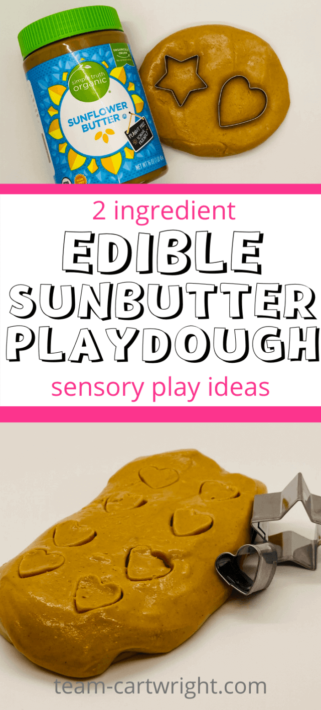 Edible Sunbutter Play Dough : Allergy Safe Homemade Playdough