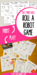 Roll a Robot Printable Counting Game - Team Cartwright