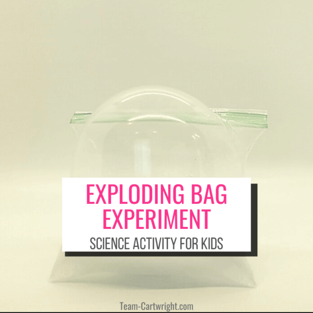 Exploding Bag Experiment for Kids - The Exploding Lunch Bag Experiment